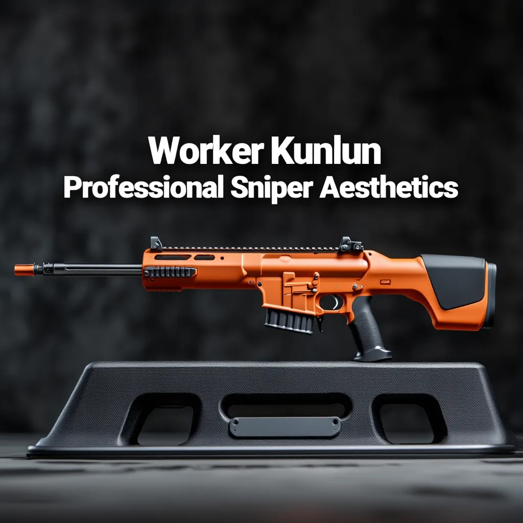 Kunlun Nerf Blaster Metal Action – 1035mm Long Range Sniper with Brass ...