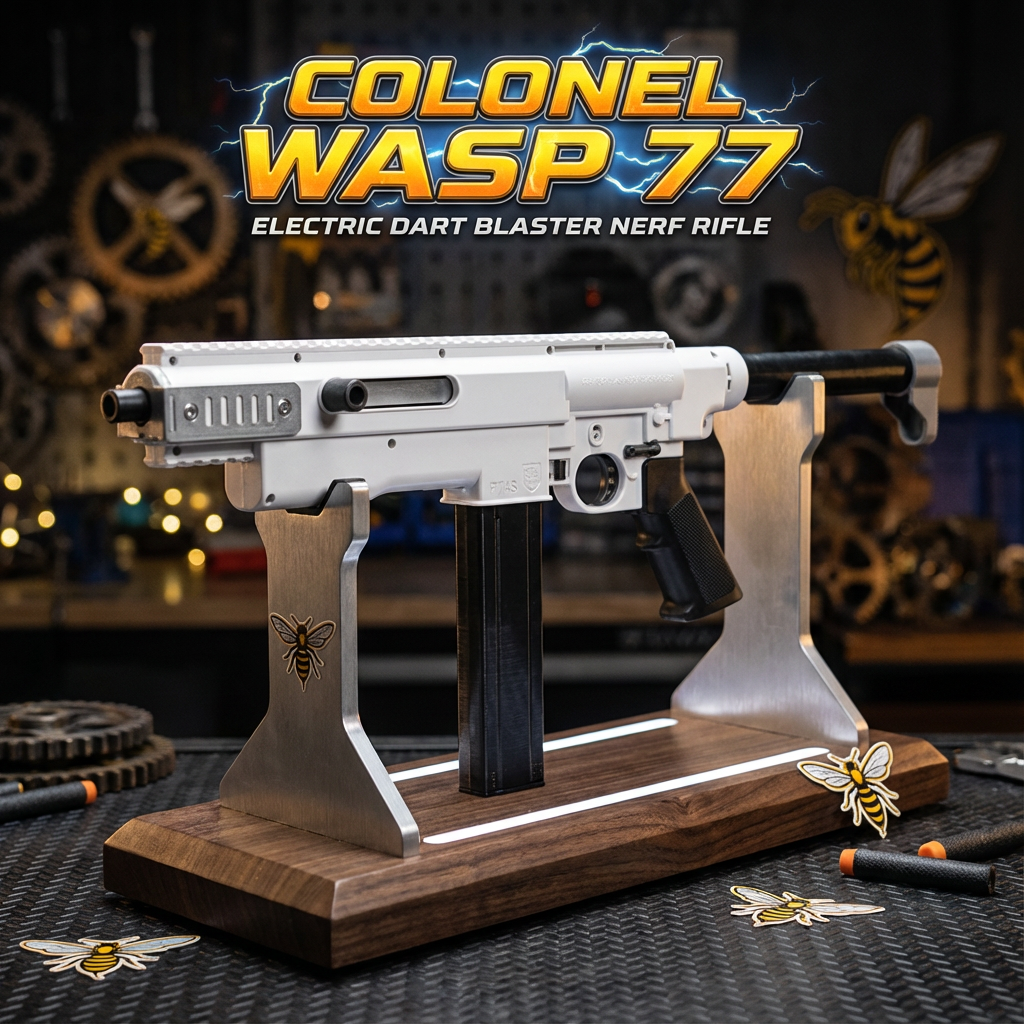 Colonel Wasp 77 Electric Nerf Rifle - Full Auto Dart Blaster | RNG – rng