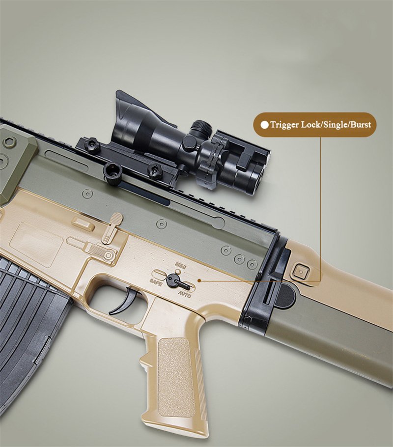 Dual Firing Mode Sand Scar Gun Nerf Rifle – rng
