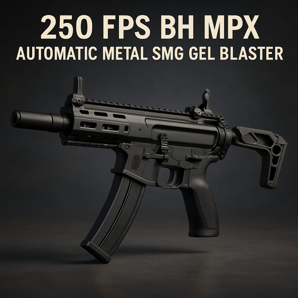 Metal MPX Automatic Gel Blaster SMG - 250 FPS | Realistic – rng