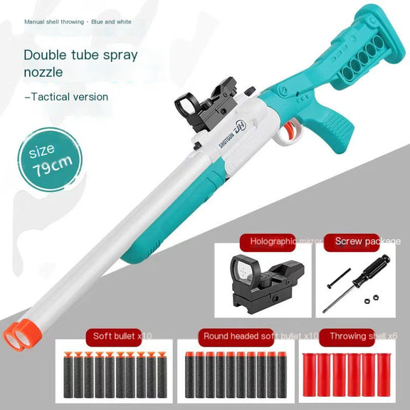 Double-Barreled Shell-Ejecting Gun Nerf Shotgun – rng