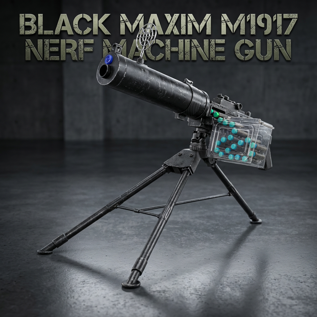 Black Maxim M1917 Nerf Machine Gun - Nerf Machine Gun - Rng – rng