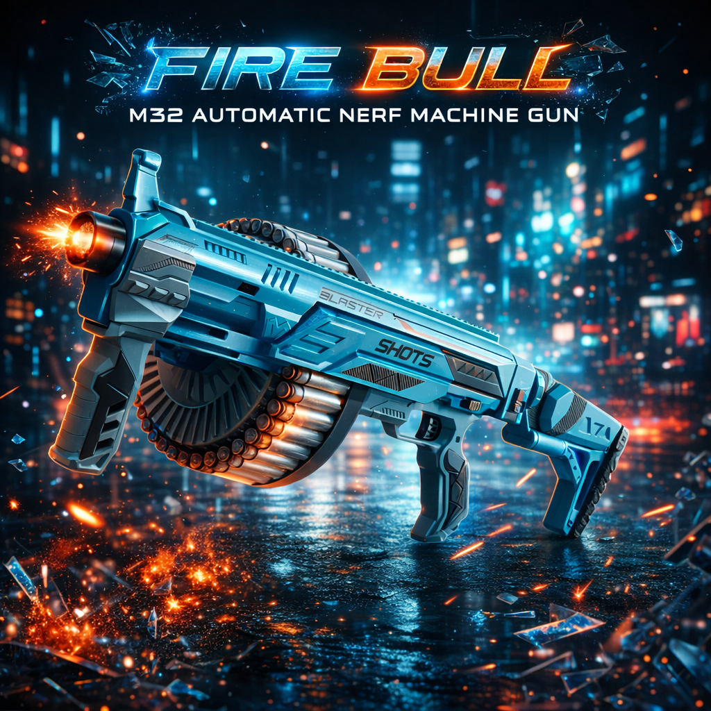 M32 Automatic Nerf Gun - 40 Dart Rotary Machine Gun – rng