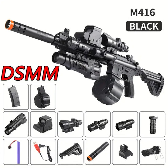 Dual Modes Dual Mag HK416 Gel Blaster Rifle – rng