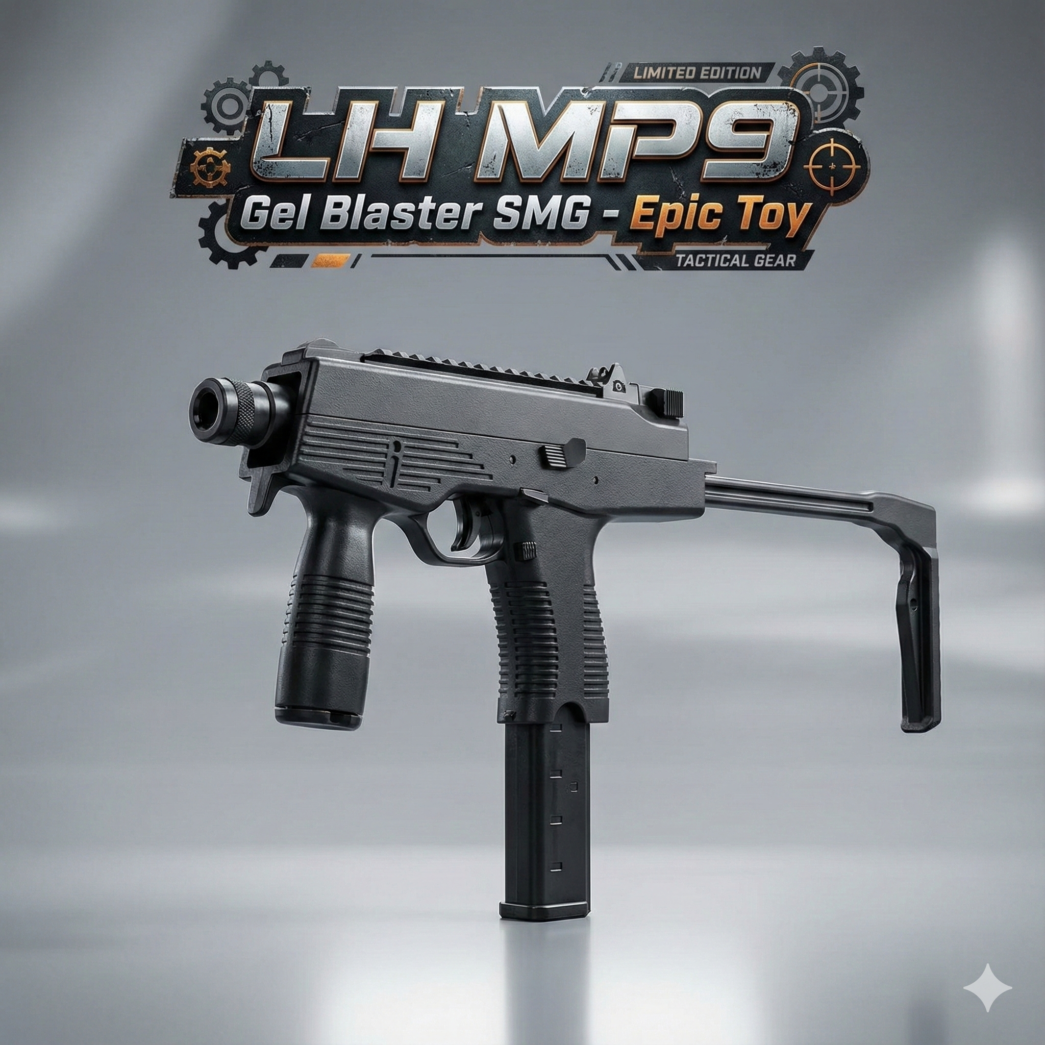 LH MP9 V2 SMG Gel Blaster With Dual Grip – rng