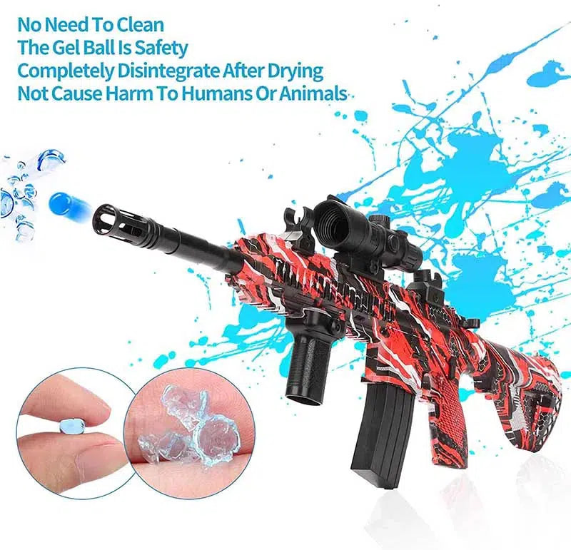 HK416D Plastic Graffiti Dual Modes Orbeez Gun Rifle – rng