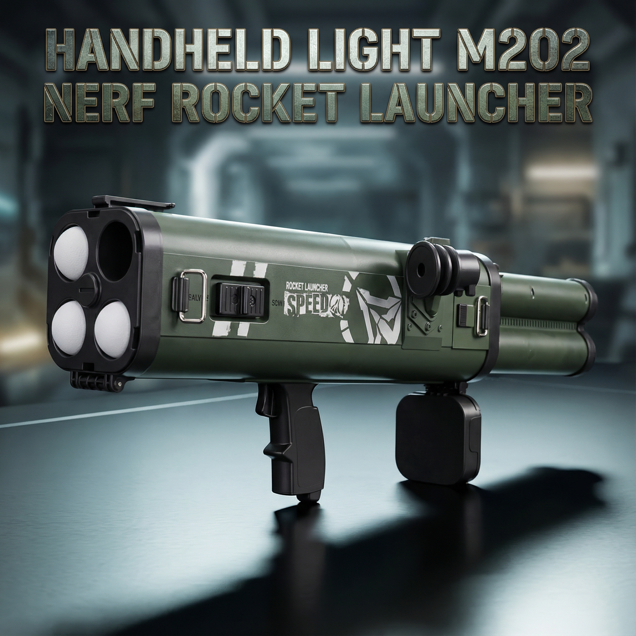Handheld Light M202 Nerf Rocket Launcher - Nerf Grenade Launcher - Rng ...