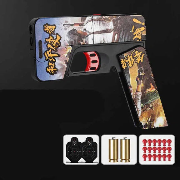 Chinese Style Lifecard Folding Nerf Gun Handgun – rng