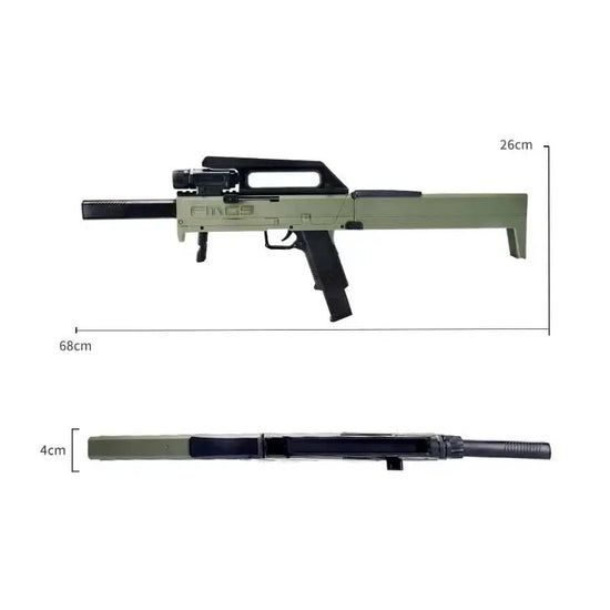 FMG-9 Folding Gel Blaster SMG | Electric Auto Blaster Gun – rng