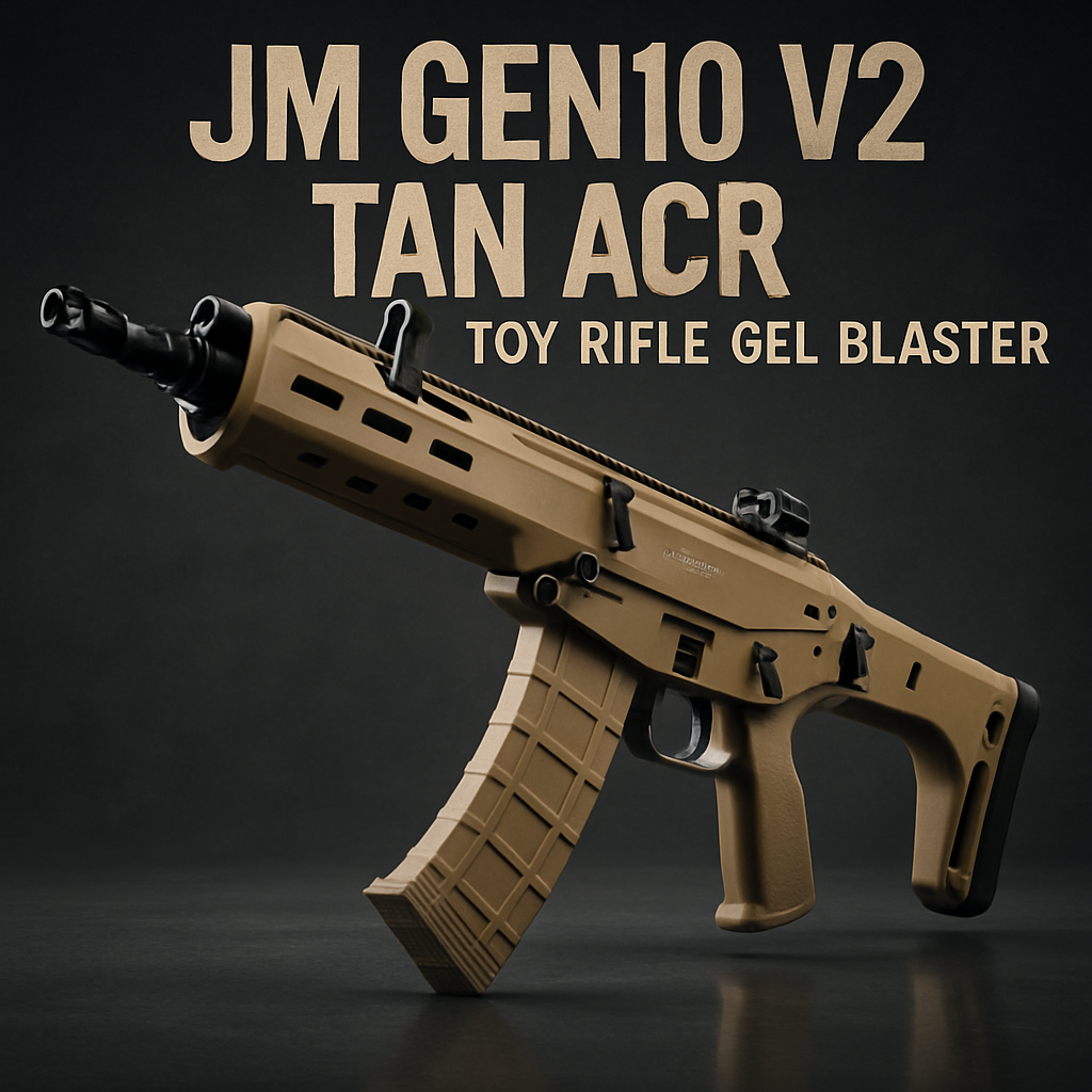 JM Gen10 V2 Tan ACR Toy Rifle Gel Blaster – rng