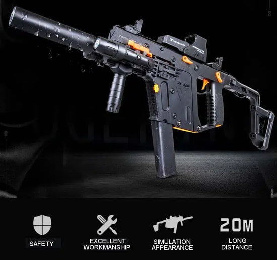 LH Kriss Vector V2 SMG Gel Blaster With Flashlight – rng