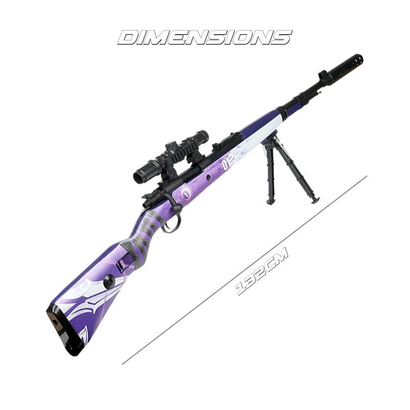 Purple Bolt Action Kar98k Nerf Sniper – rng