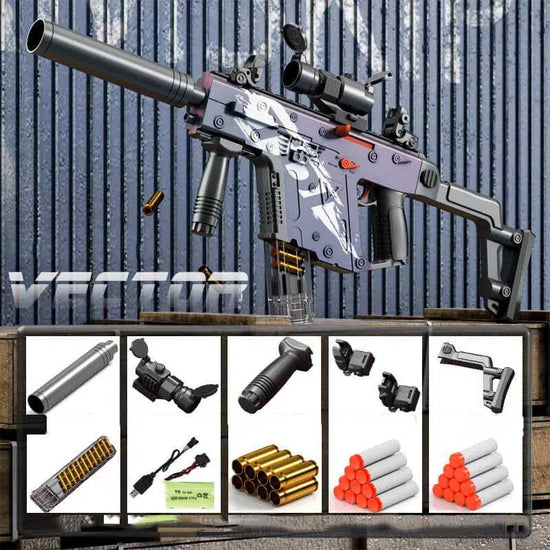 HD Full Auto Kriss Vector Dart Nerf SMG – rng