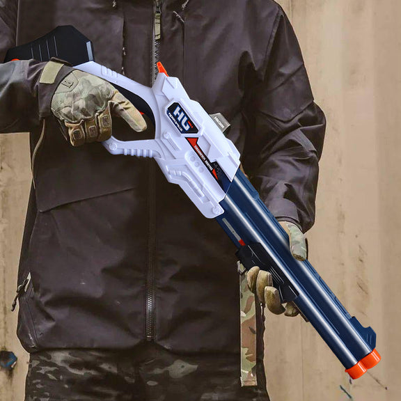 Folding Double Barrel Ejected Bullet Casing S686 Nerf Shotgun - Nerf ...