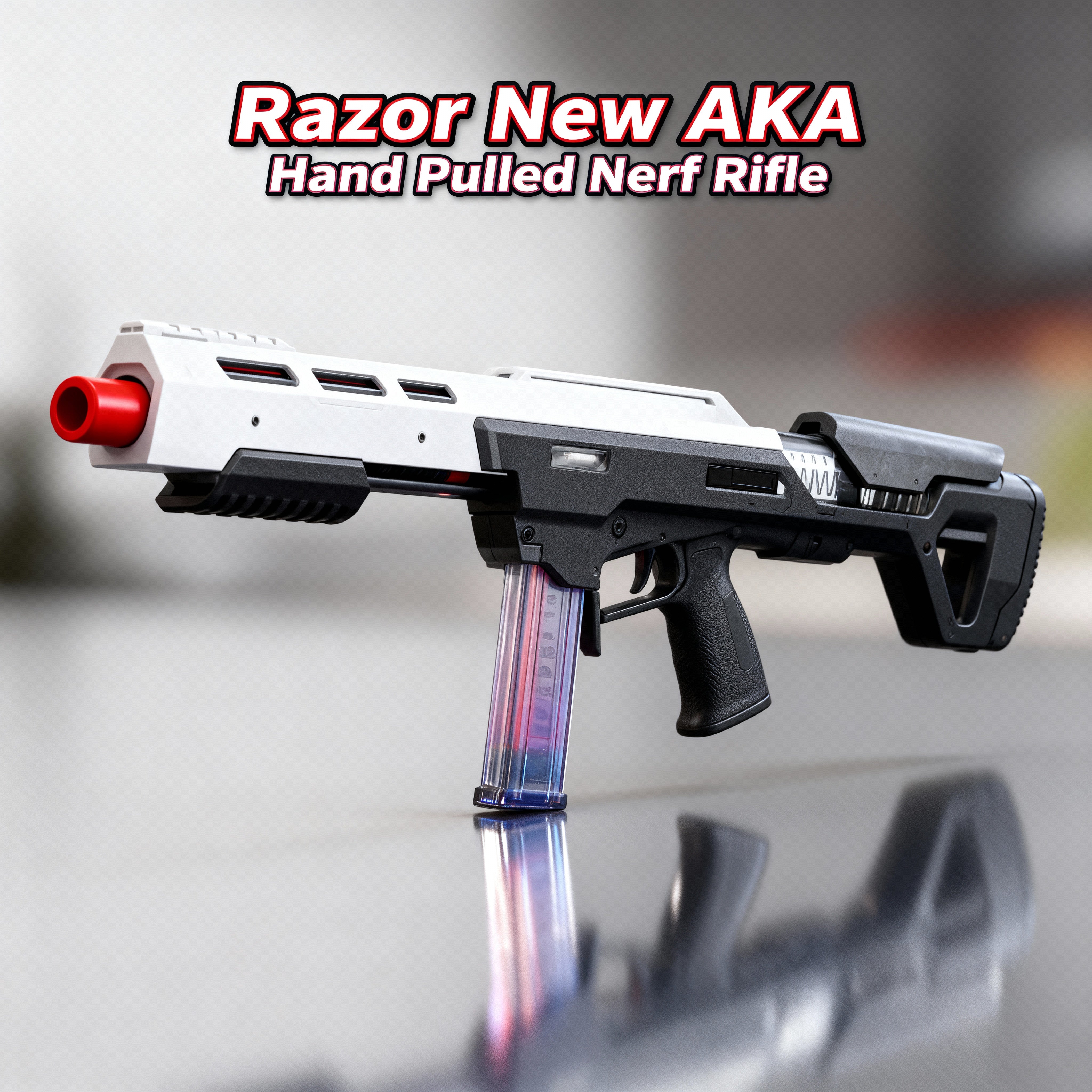Razor New AKA Hand Pulled Nerf Rifle – rng