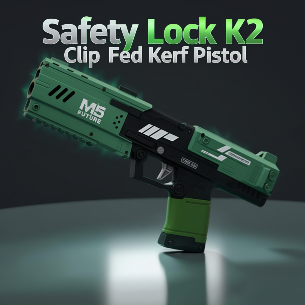 Safety Lock K2 Clip Fed Nerf Pistol – rng