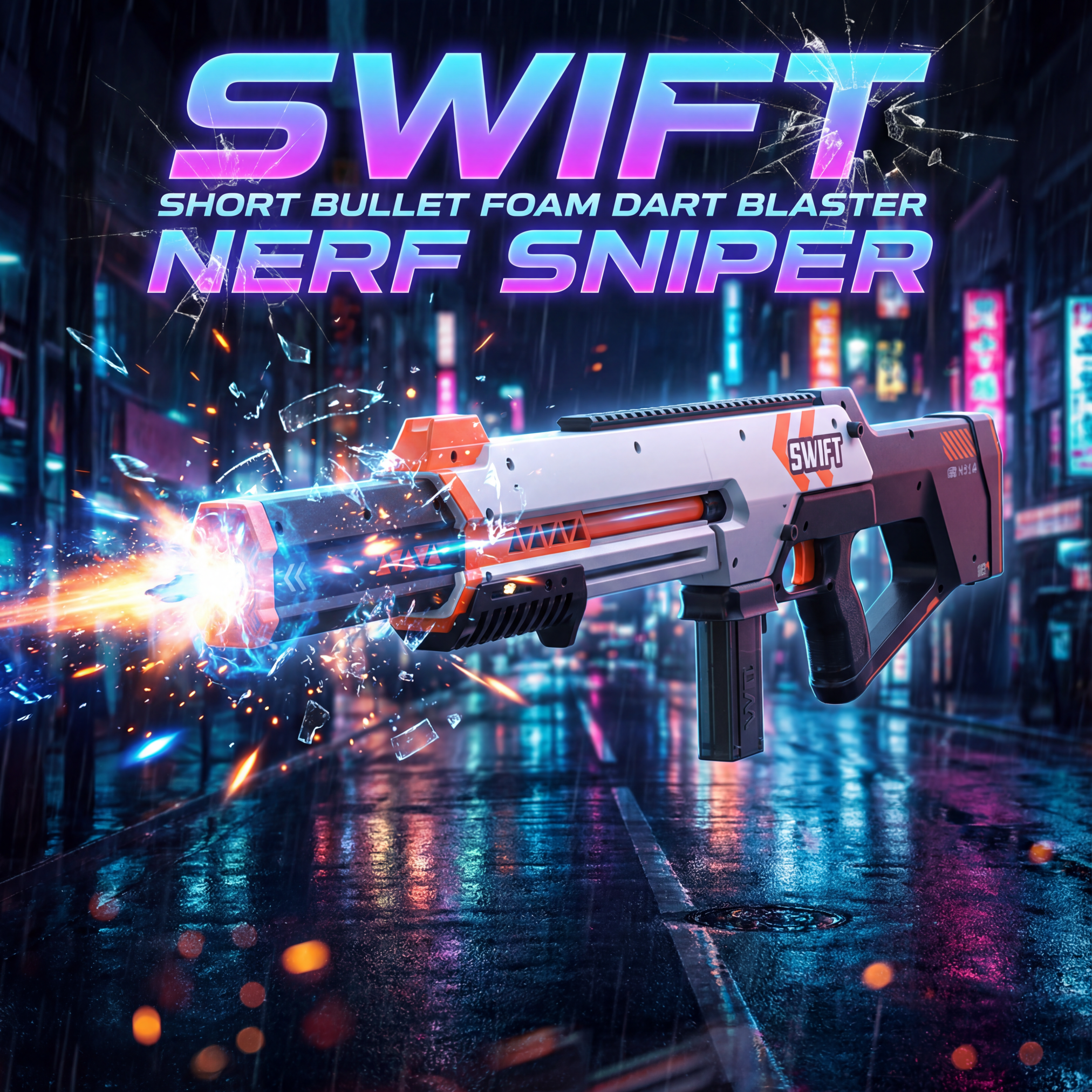 Swift Short Bullet Foam Dart Blaster Nerf Sniper – rng