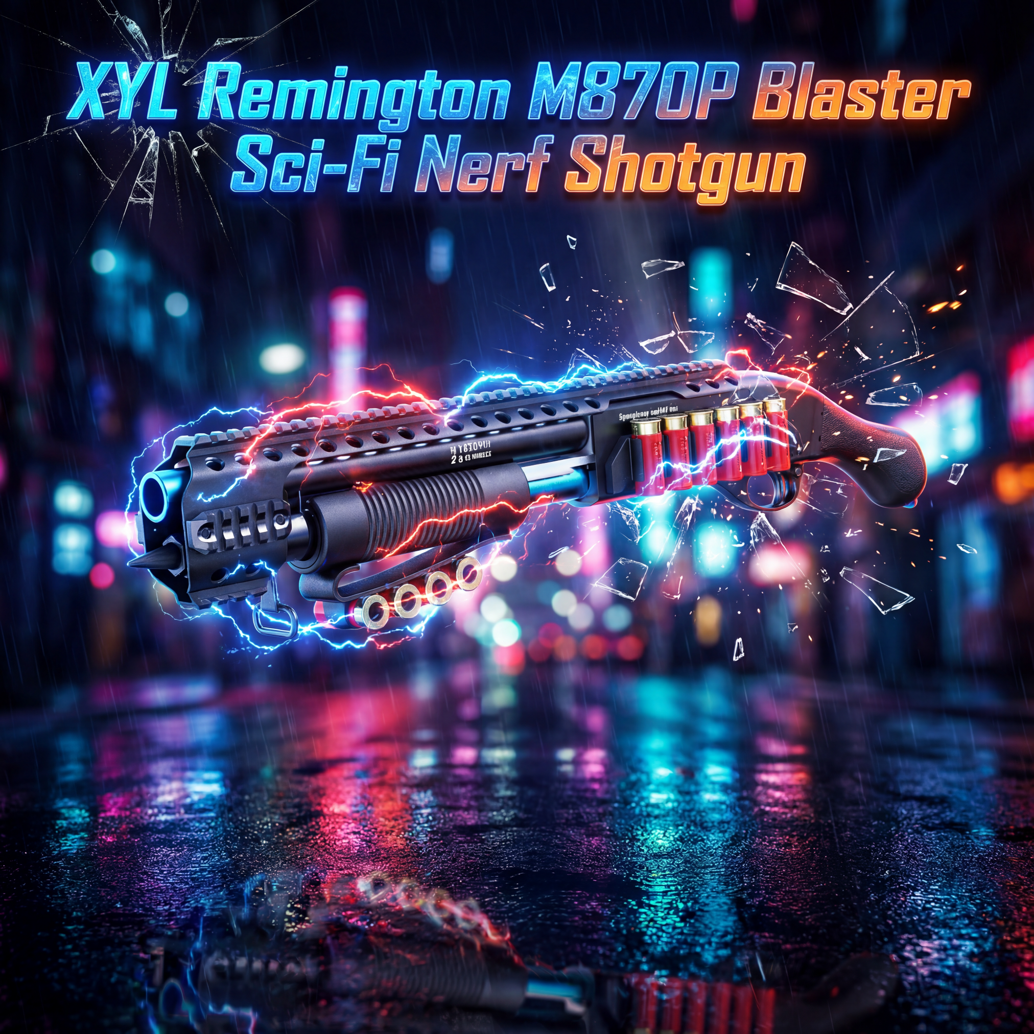 XYL Remington M870P Blaster Sci-Fi Nerf Shotgun – rng