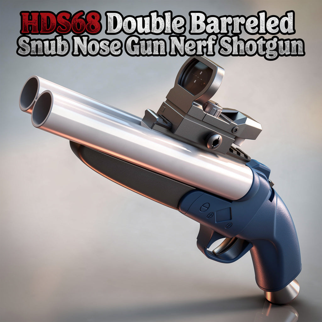 HDS68 Double Barreled Snub Nose Gun Nerf Shotgun - Nerf ShotGun - Rng – rng