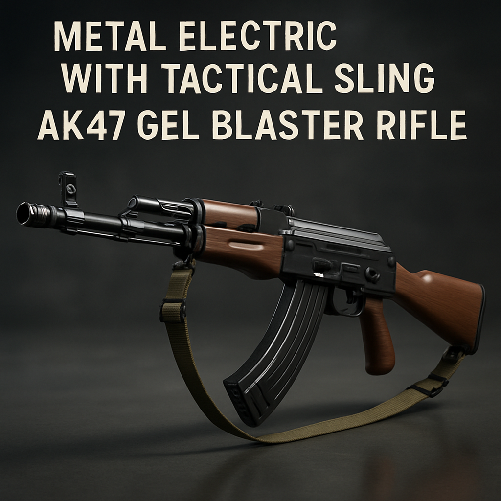 Metal Electric With Tactical Sling AK47 Gel Blaster Rifle – rng
