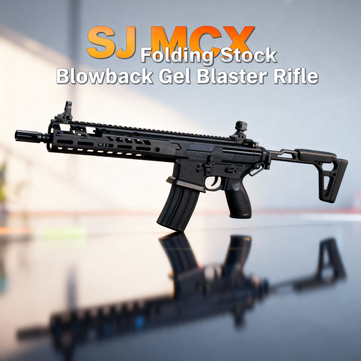 SJ MCX Folding Stock Blowback Gel Blaster Rifle – rng
