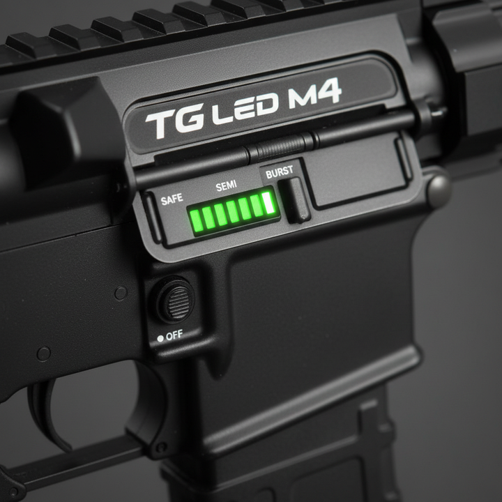 TG LED M4 Display Nylon Gel Blaster Rifle – rng