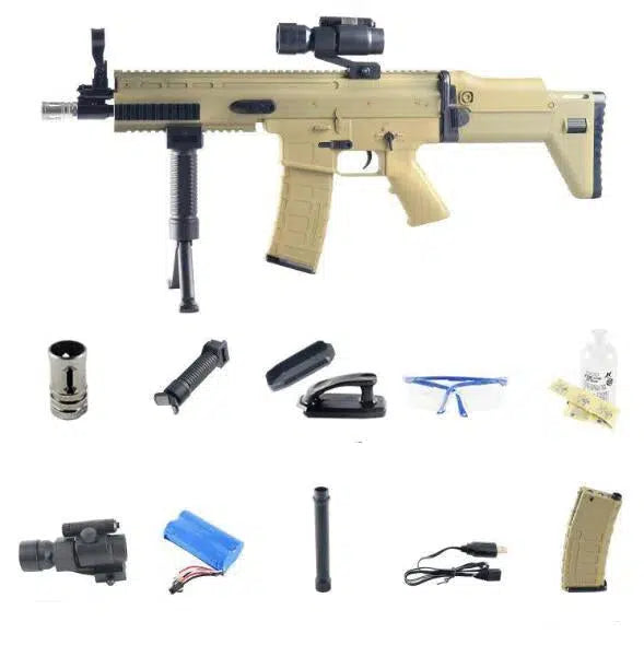 Fully Automatic Scar Assault Rifle Gel Blaster – rng