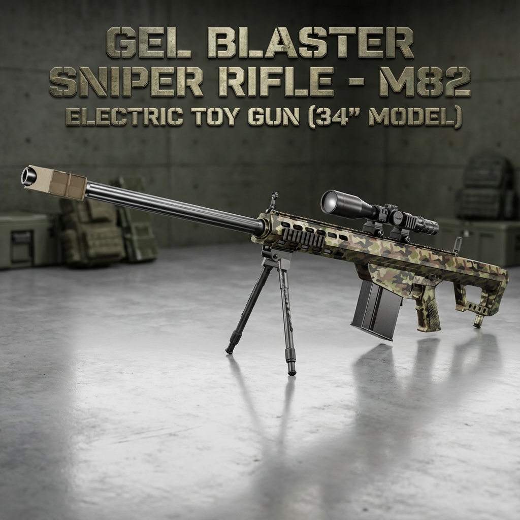 Gel Blaster Sniper Rifle - M82 Electric Toy Gun (34" Model) – rng